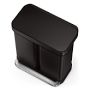 simplehuman Dual Compartment Step Trash Can with Liner Pocket - 58L ...