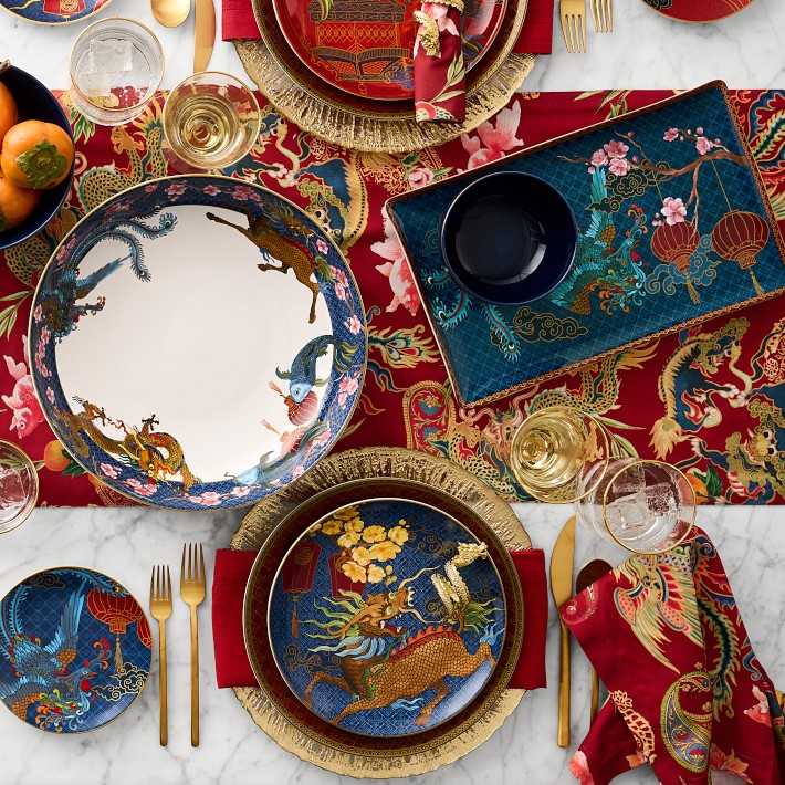 Lunar Dinner Plates - Dragon | Williams Sonoma