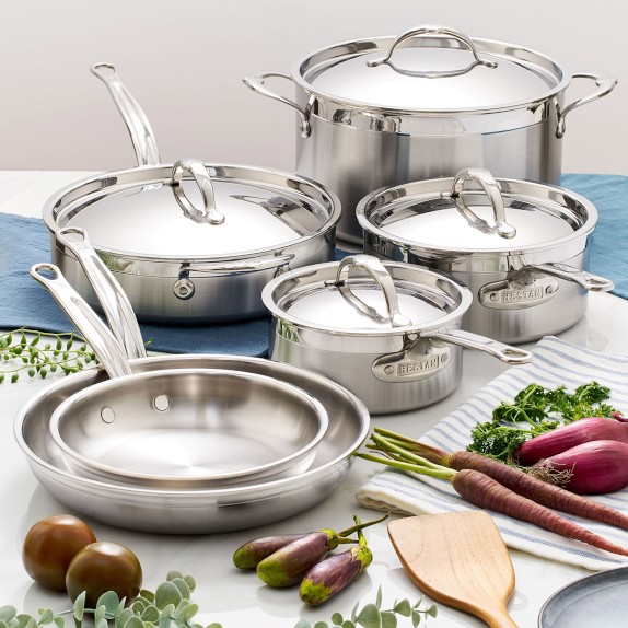 Hestan ProBond Stainless-Steel 10-Piece Set | Williams Sonoma