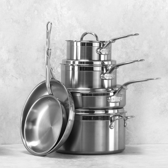 Hestan ProBond Stainless-Steel 10-Piece Set | Williams Sonoma