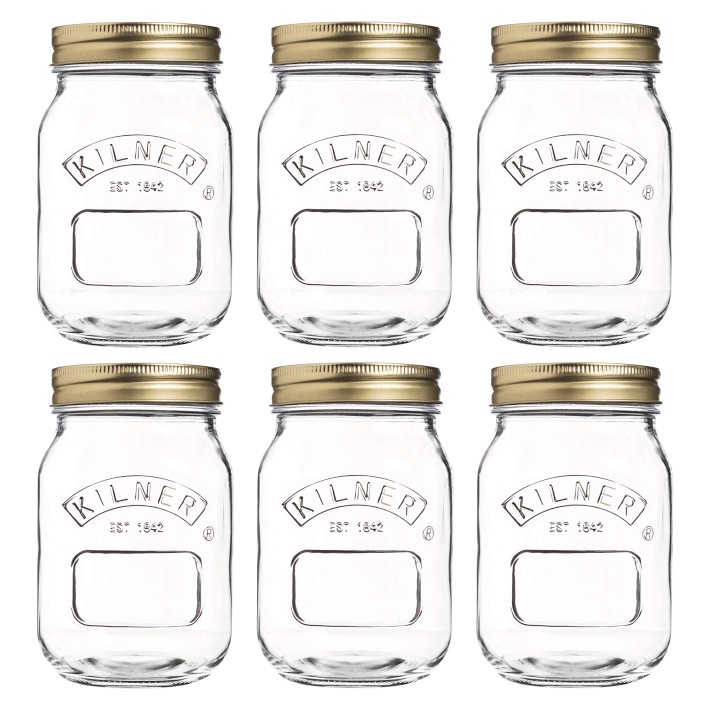 Kilner Round Canning Jar, 17 oz, Set of 6 | Williams Sonoma