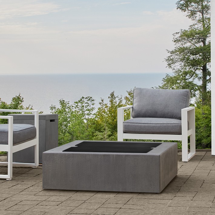 Havana Aluminum Fire Pit Table Lid | Outdoor Heating | Williams Sonoma