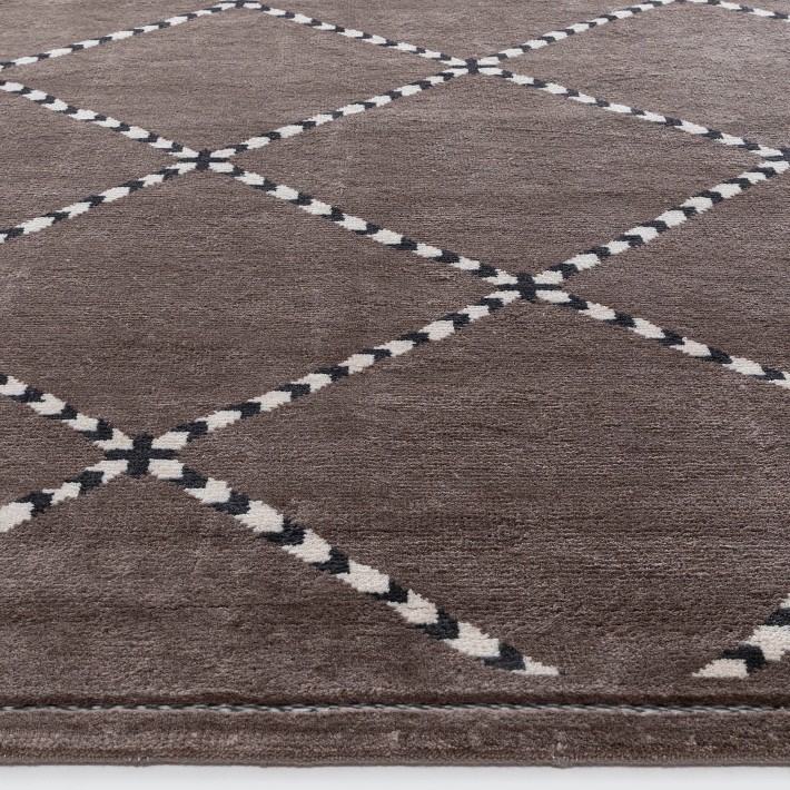 Moroccan Diamond Hand Knotted Rug | Williams Sonoma