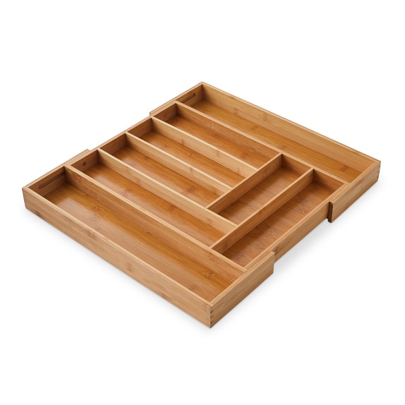 iDesign Formbu Expandable Cutlery Tray | Williams Sonoma