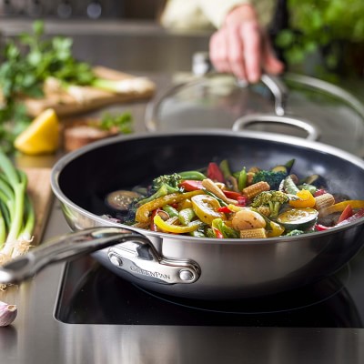 GreenPan™ Premiere Ceramic Nonstick 12-In Covered Wok with Helper ...