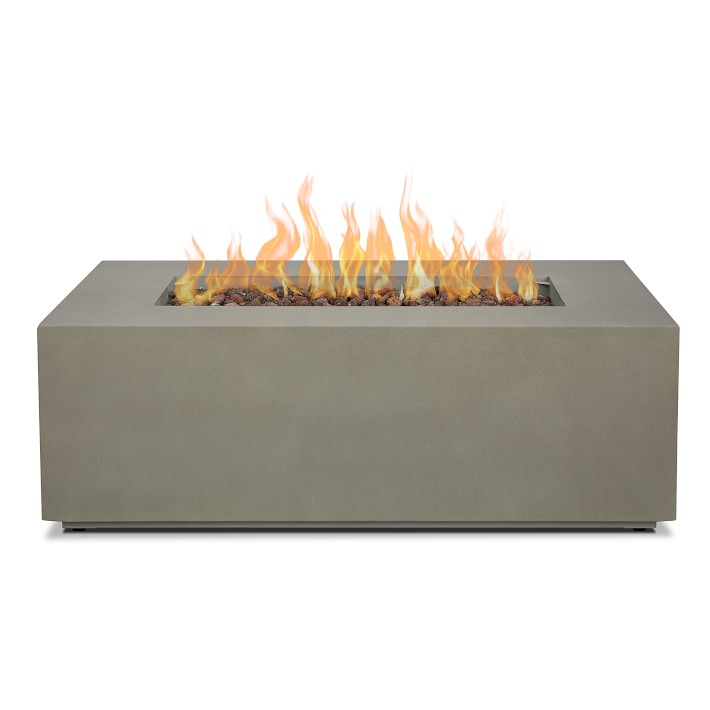 Cardona Rectangular Fire Table | Williams Sonoma