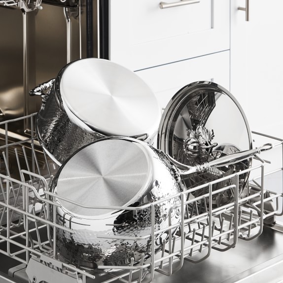 Ruffoni Opus Prima Hammered Stainless-Steel Pasta Cookware Set ...