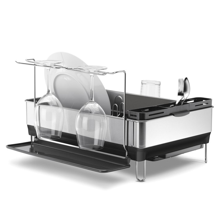 simplehuman Kitchen Dish Rack | Williams Sonoma