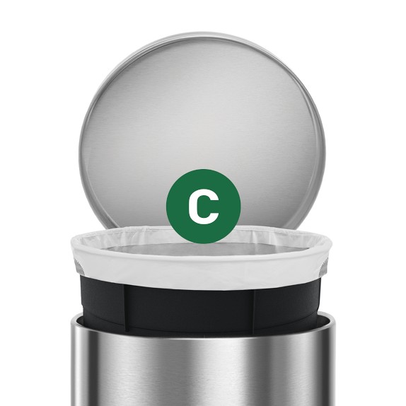 simplehuman™ (C) Custom Fit Trash Can Liners | Williams Sonoma