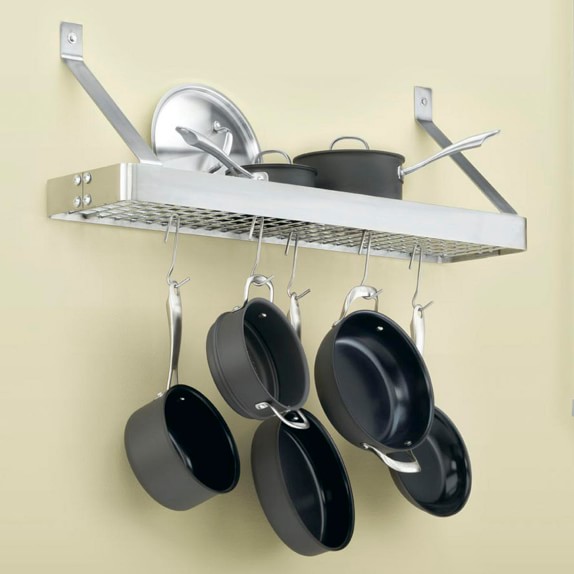 Cuisinart 36" Rectangular Bookshelf Pot Rack | Williams Sonoma