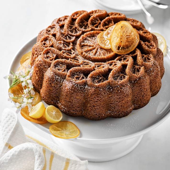 Nordic Ware Nonstick Cast Aluminum Citrus Twist Cake Pan | Williams Sonoma