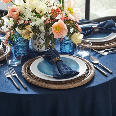 Williams Sonoma Pantry Round Tablecloth | Williams Sonoma