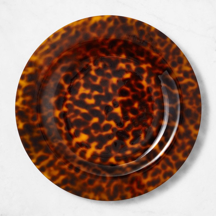 Tortoise Shell Charger | Williams Sonoma