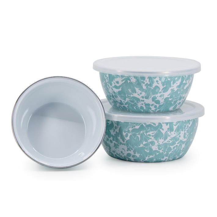 Golden Rabbit Enamel Nesting Bowls, Set of 3 | Williams Sonoma