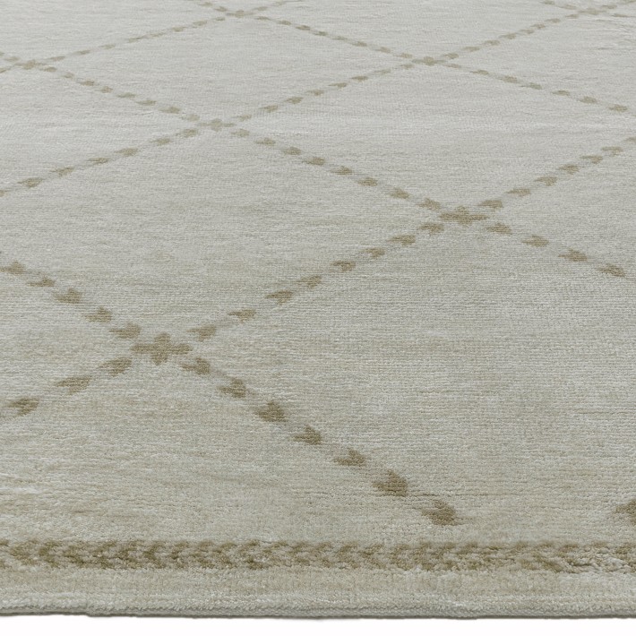 Moroccan Diamond Hand Knotted Rug | Williams Sonoma