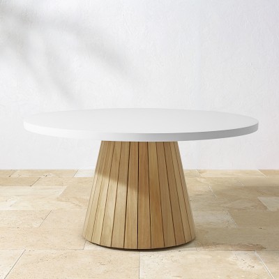 Balboa Round Fiberstone Dining Table | Williams Sonoma