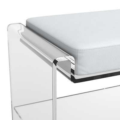 Acrylic Indoor Bench | Williams Sonoma