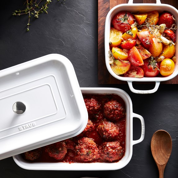 Staub Stoneware Rectangular Covered Baking Pan | Williams Sonoma