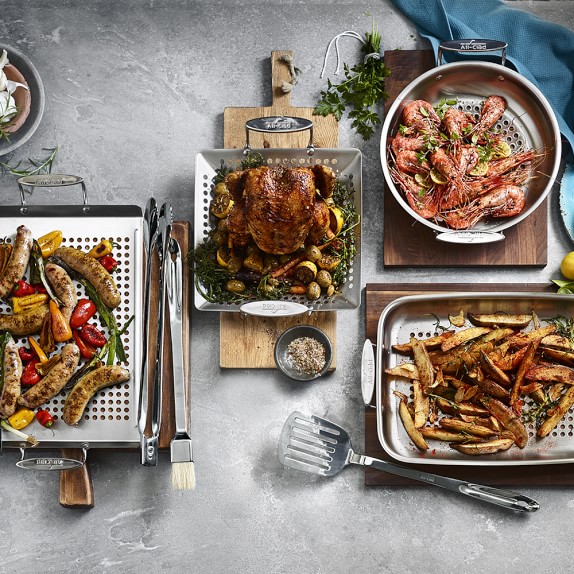 All-Clad BBQ Tool Set | Grill Tools | Williams Sonoma