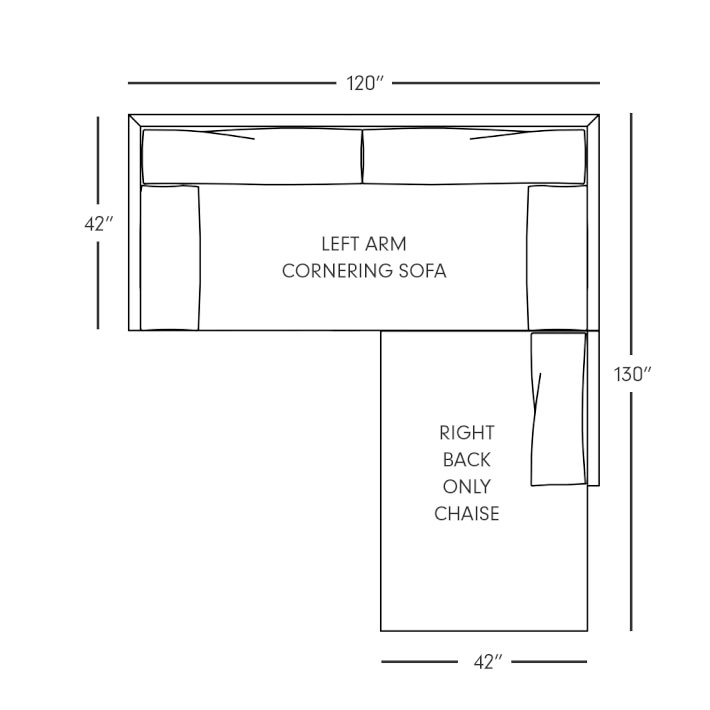 Robertson 2-Piece Corner Sectional Sofa with Chaise | Williams Sonoma