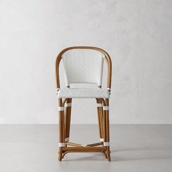 Parisian Bistro Woven Counter & Bar Stool | Williams Sonoma