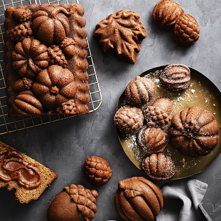 Nordic Ware Fall Cakelet Pan | Seasonal Cake Pan | Williams Sonoma