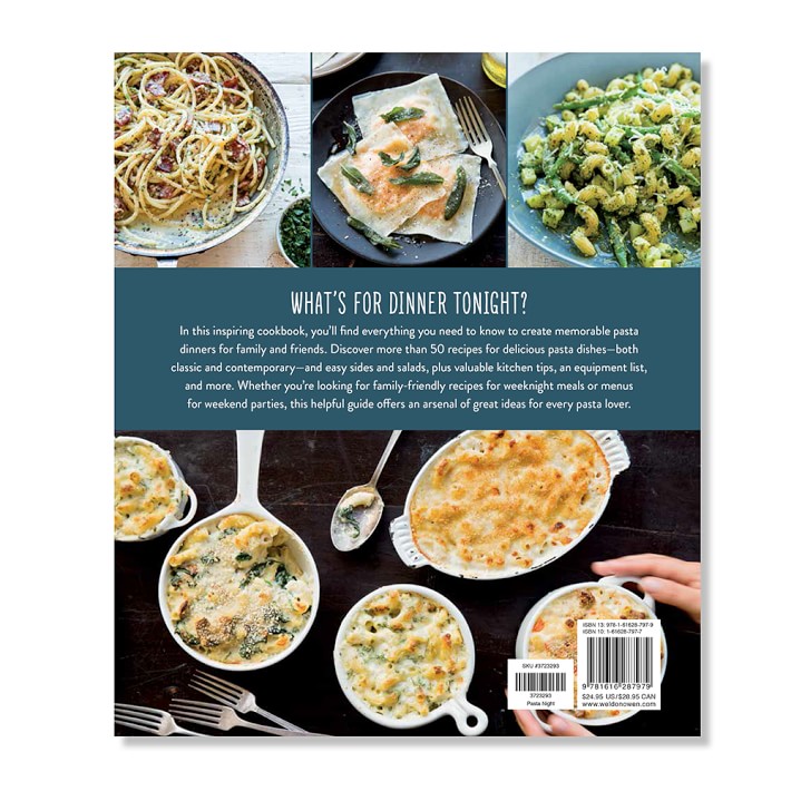 Williams Sonoma What's For Dinner: Pasta Night Cookbook | Williams Sonoma