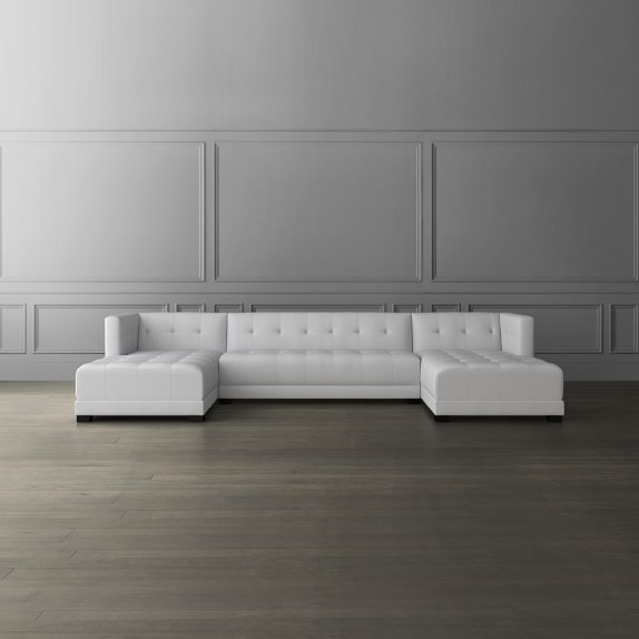 Cavallo 3-Piece U-Shape Loveseat Sectional Sofa with Chaise | Williams ...