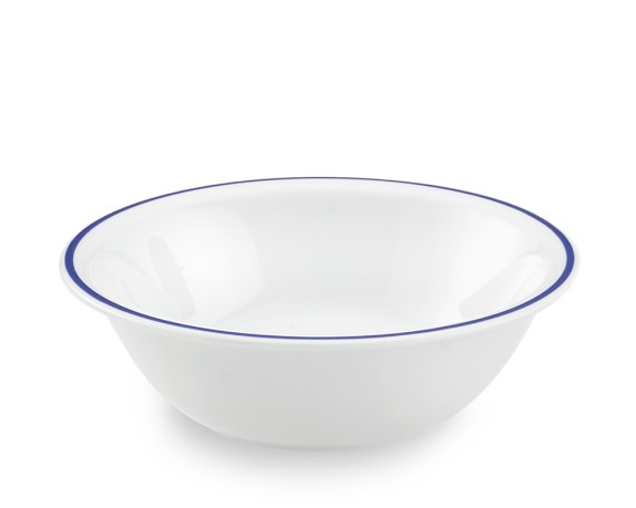 Apilco Tradition Blue-Banded Porcelain Cereal Bowls | Williams Sonoma