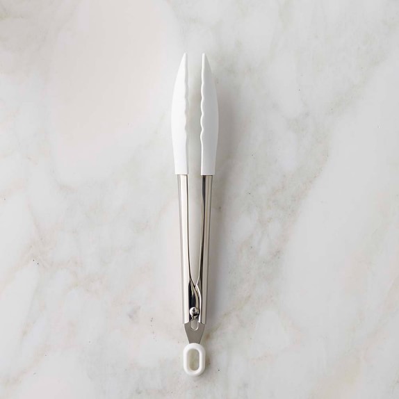 Williams Sonoma Stainless-Steel Silicone Kitchen Tongs | Williams Sonoma