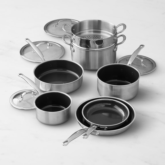 GreenPan™ Premiere Ceramic Nonstick 11-Piece Cookware Set | Williams Sonoma