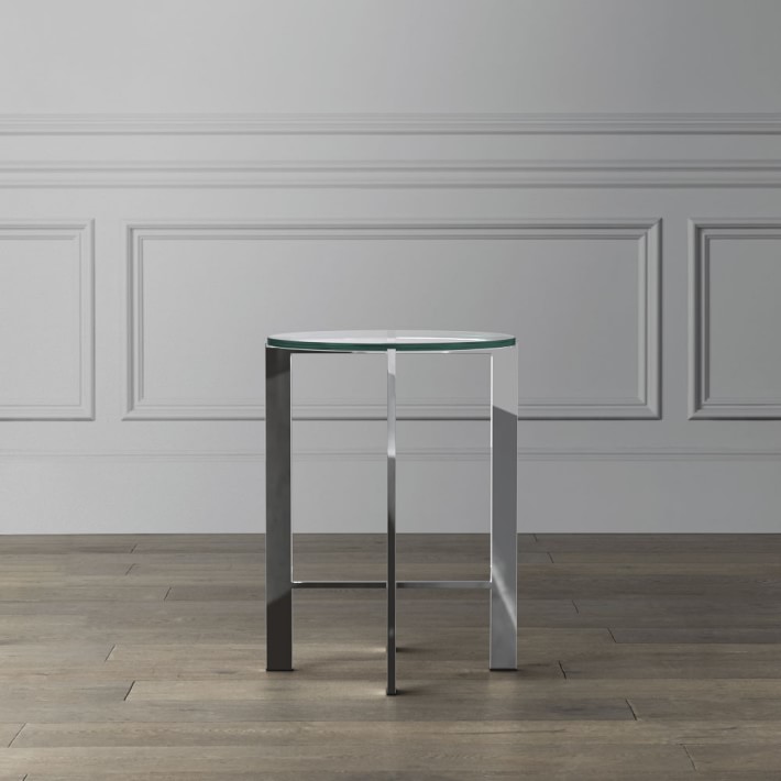 Mercer Glass Side Table | Williams Sonoma
