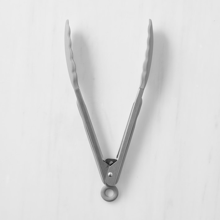 Open Kitchen by Williams Sonoma Grey Silicone Tongs | Williams Sonoma