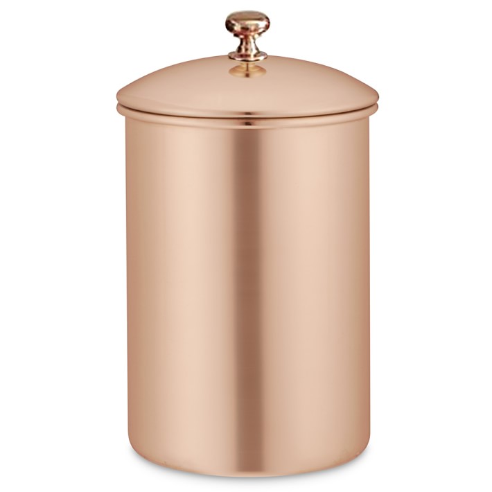 Copper Canister | Kitchen Counter Organizers | Williams Sonoma