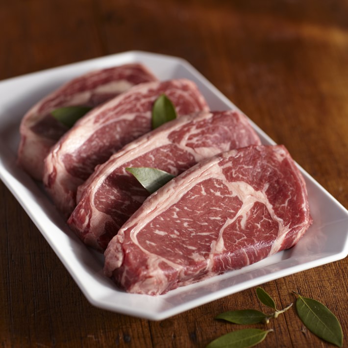 Double R Ranch Co. Rib-Eye Steaks - Set of 4 | Gourmet Beef | Williams ...