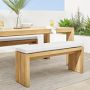 Larnaca Outdoor Teak 46" Dining Bench | Williams Sonoma