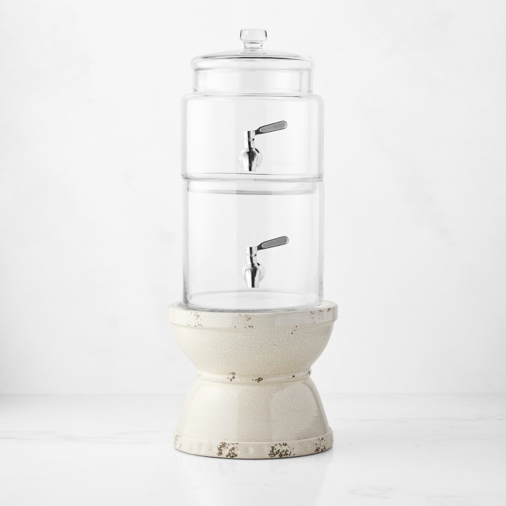 Rustic Beverage Dispenser Base | Williams Sonoma