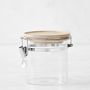 Hold Everything FSC® Stacking Glass Canister with Clamp | Williams Sonoma