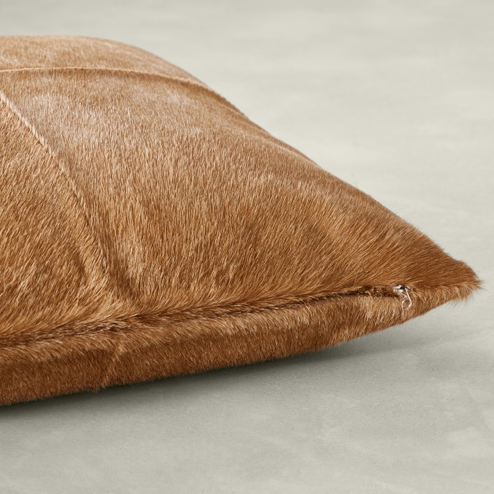 Solid Cowhide Pillow | Williams Sonoma