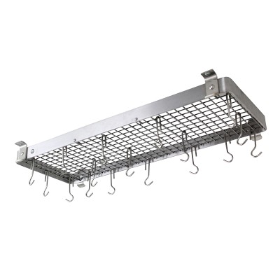 Enclume Flush-Mounted Rectangular Ceiling Pot Rack | Williams Sonoma