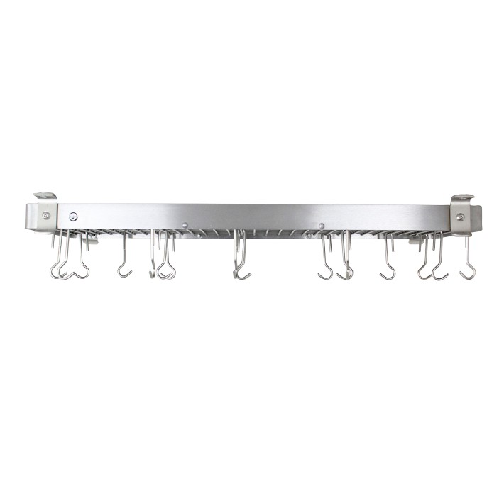 Enclume Flush-Mounted Rectangular Ceiling Pot Rack | Williams Sonoma