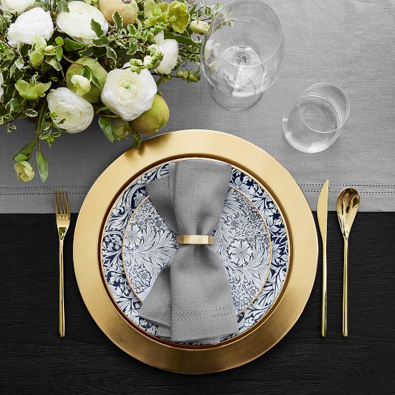 Williams Sonoma x Morris & Co 12-Piece Dinnerware Set | Williams Sonoma