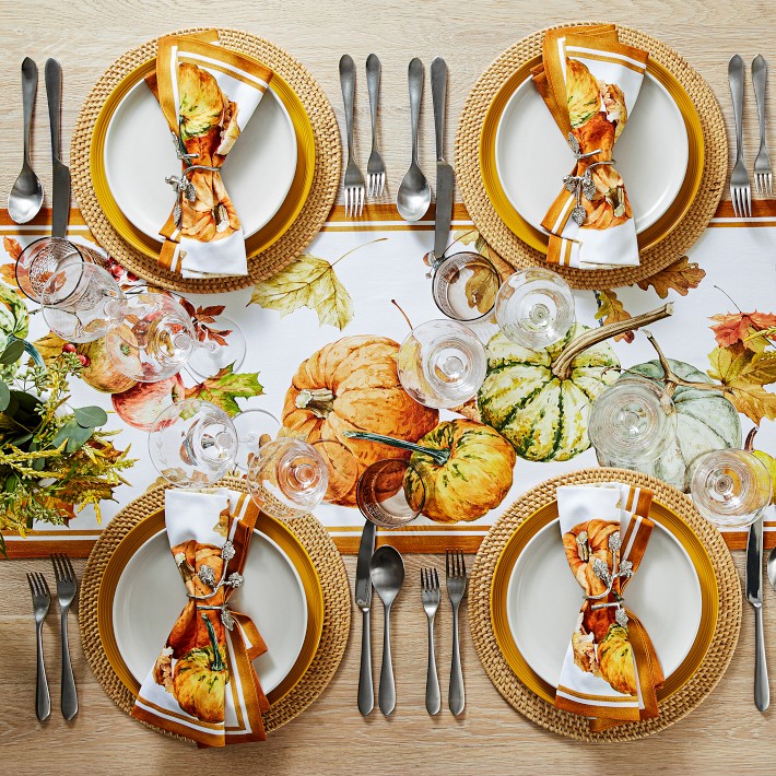 Heirloom Pumpkin Table Runner | Williams Sonoma