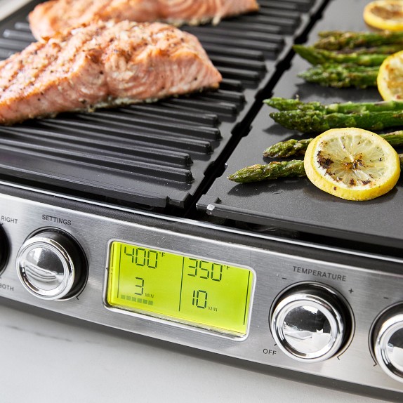 GreenPan™ Premiere XL Smoke-Less Open Grill & Griddle | Williams Sonoma