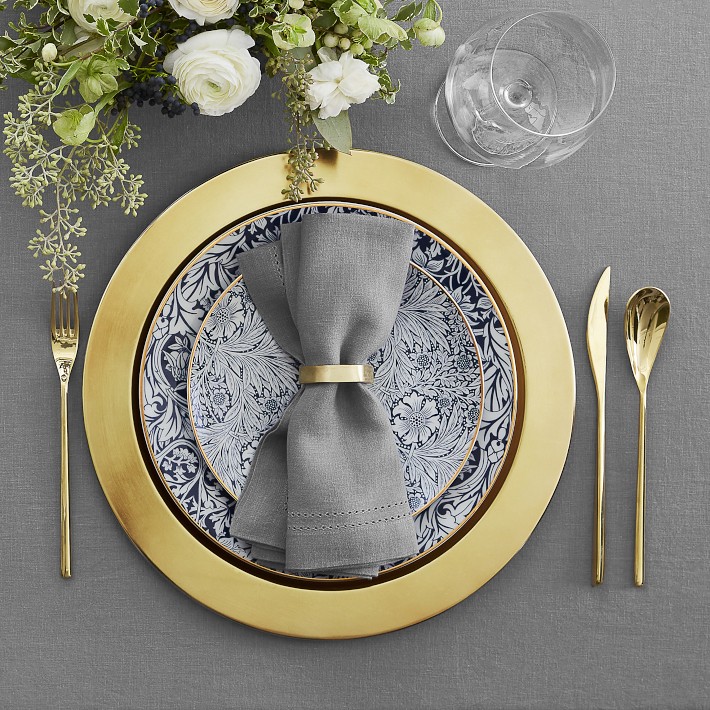 Linen Double Hemstitch Tablecloth | Williams Sonoma