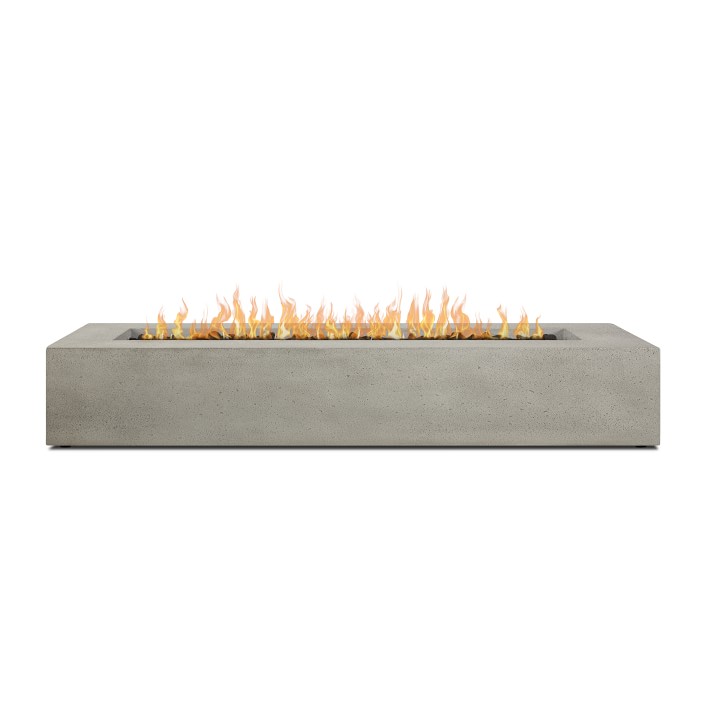 Avila 72" Rectangle Propane Fire Table | Williams Sonoma