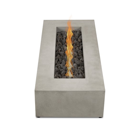 Avila 72" Rectangle Propane Fire Table | Williams Sonoma