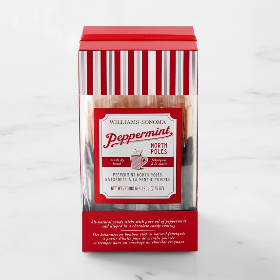 Williams Sonoma Peppermint North Poles | Gourmet Candy | Williams Sonoma