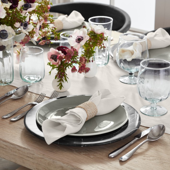 Italian Washed Linen Table Runner | Williams Sonoma