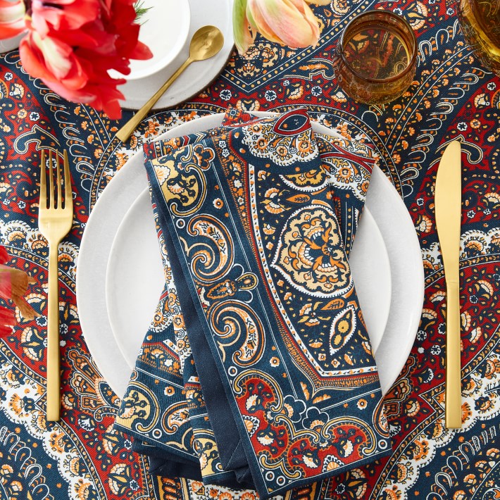 Paisley Tablecloth | Williams Sonoma